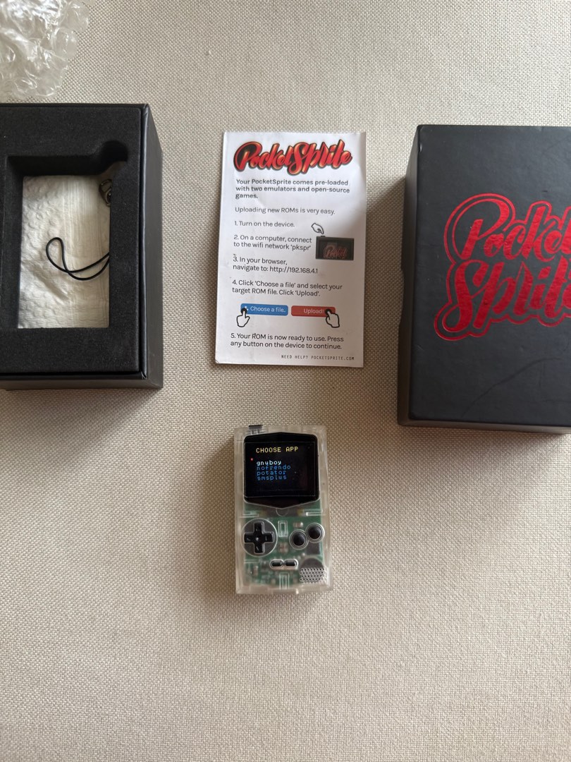 Pocket sprite worlds smallest emulator, Video Gaming, Video Game ...