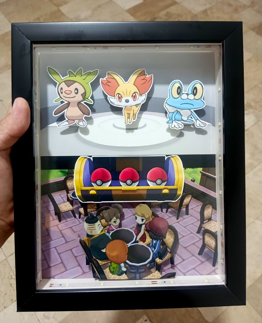 Pokemon X & Y (Generation 6) Videogame Shadow Box, Video Gaming, Video ...