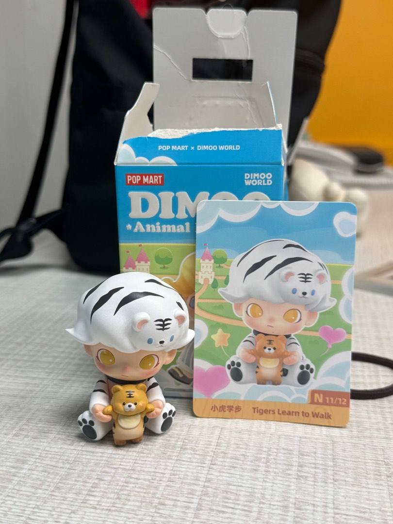 POP MART Dimoo Animal Series - Tigers Learn to Walk, Hobbies & Toys ...