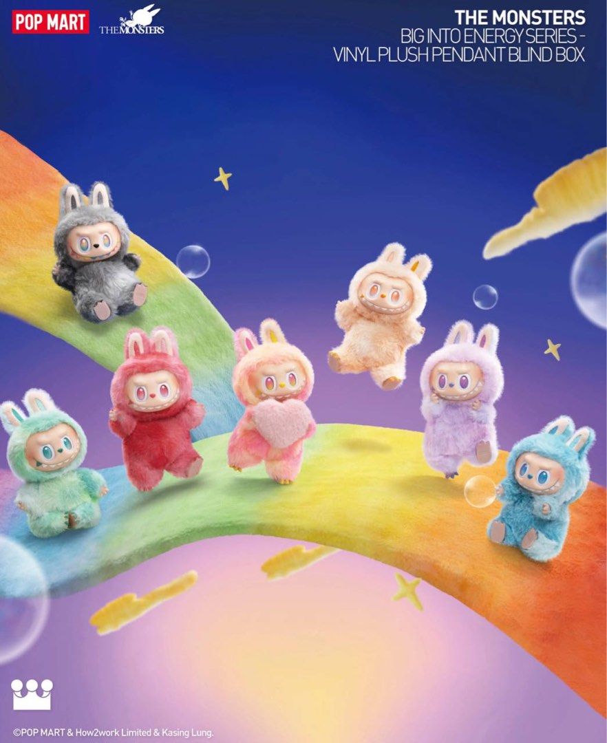 POPMART Labubu V3 Big Into Energy Full Case SEALED, Hobbies & Toys ...