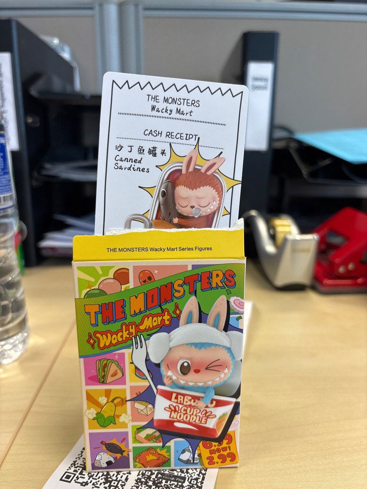 Popmart Labubu Wacky Mart - Sardines, Hobbies & Toys, Toys & Games on ...