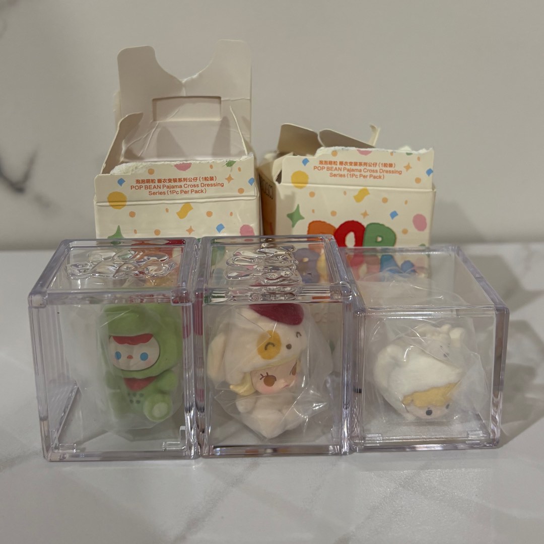 Popmart Pop Bean Pajama Party Cross Dressing Series, Hobbies & Toys ...