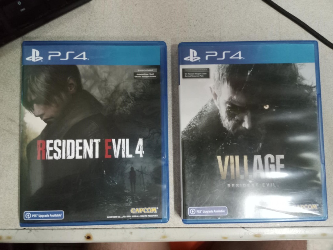 Ps4 Resident Evil 4 and Resident Evil 8 Package, Video Gaming, Video ...