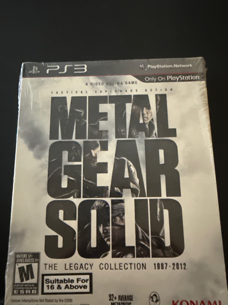 Sealed PS3 metal gear solid legacy collection, Video Gaming, Video ...