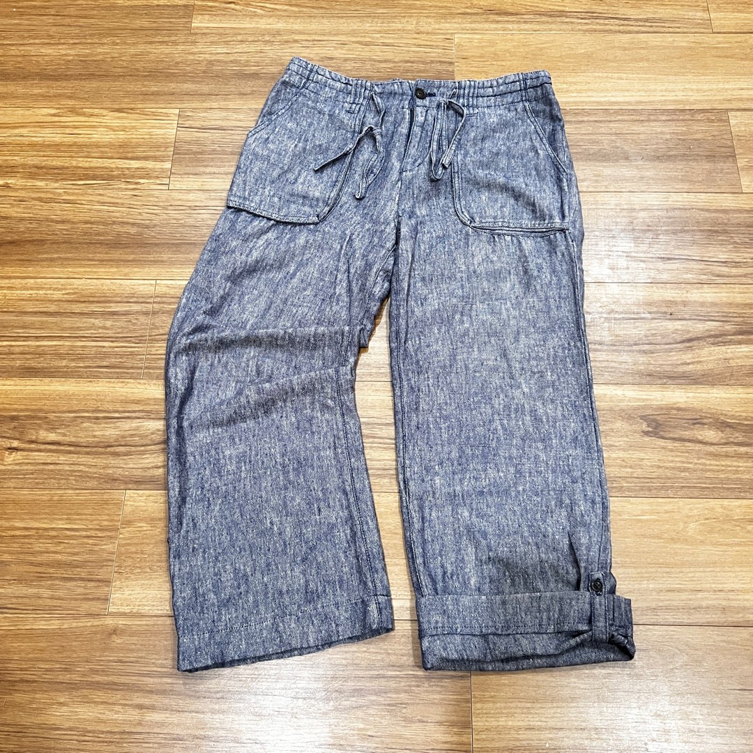 🔥SHUCA GLOBAL WORK LINEN RELAXED PANTS🔥, Men's Fashion, Bottoms, Trousers on Carousell