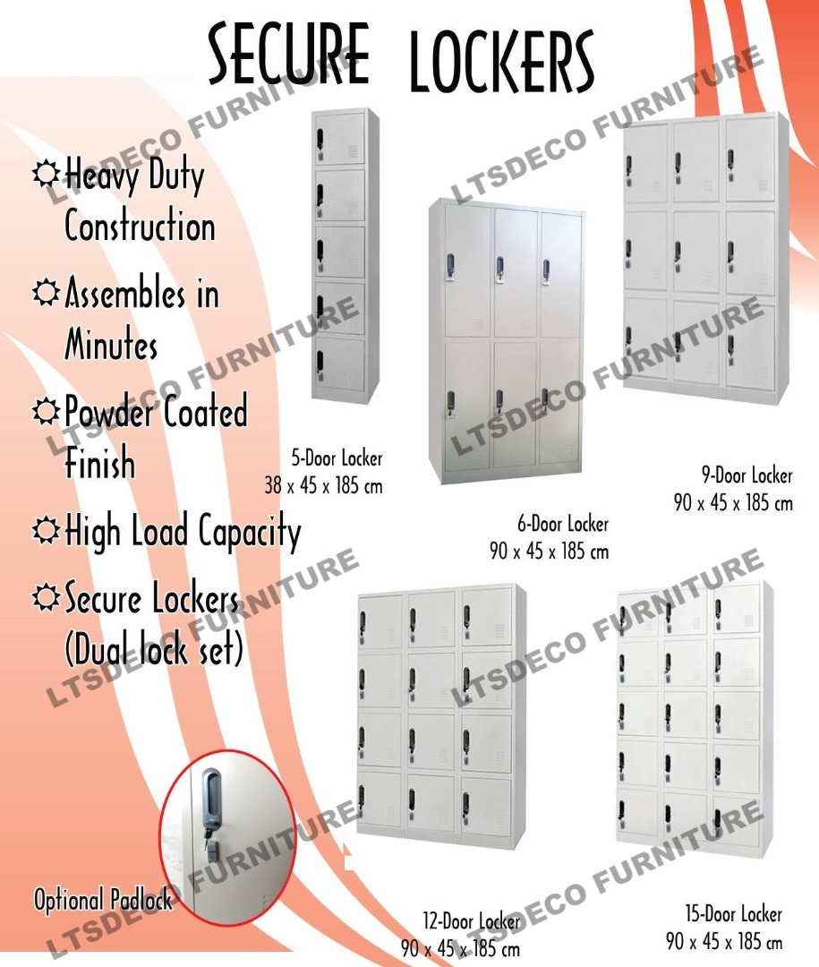 Steel locker/filing cabinet/drawers/ workstation table furniture office ...