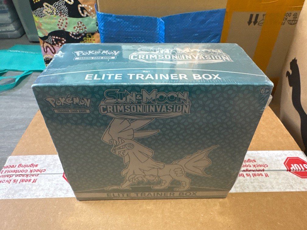 Sun & Moon (SM04) - Crimson Invasion Elite Trainer Box (ETB) - 100% ...