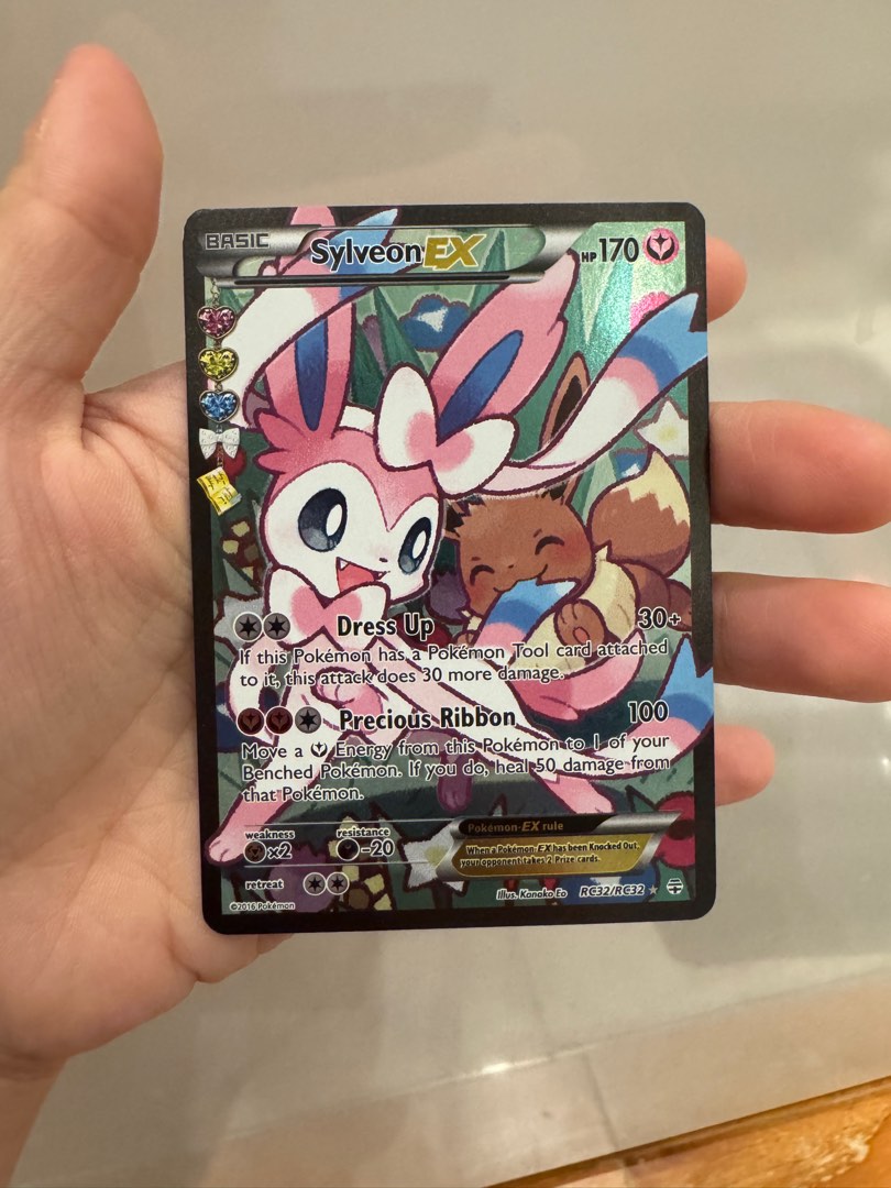 Sylveon EX RC32/RC32 Pokemon Card, Hobbies & Toys, Toys & Games on ...