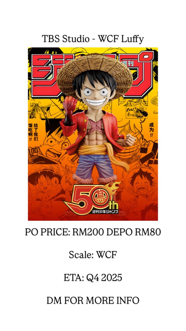 TBS Studio - WCF Luffy, Hobbies & Toys, Toys & Games on Carousell