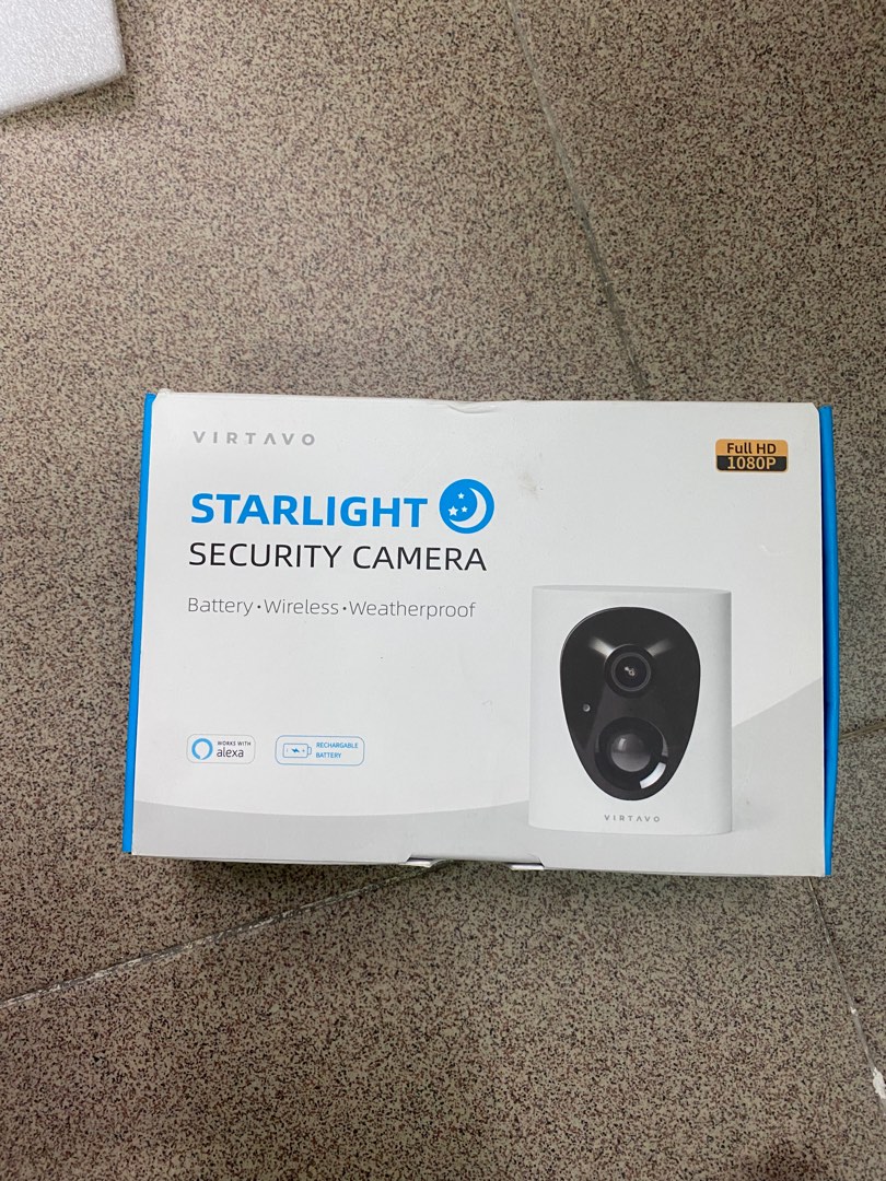 Virtavo Starlight Security Camera, Furniture & Home Living, Security ...