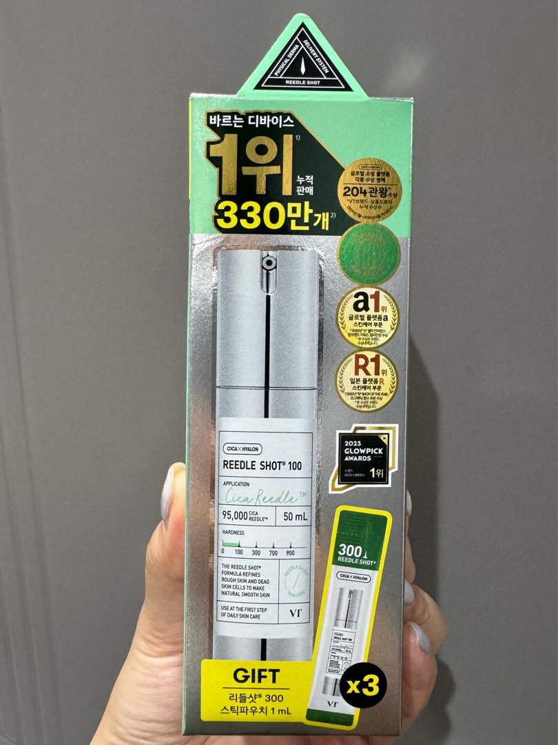 VT Reedle Shot 100 Essence 50mL (+Reedle Shot 300 1ml*3ea), 美容＆個人護理, 健康及美容 - 皮膚護理, 面部 - 面部護理 ...