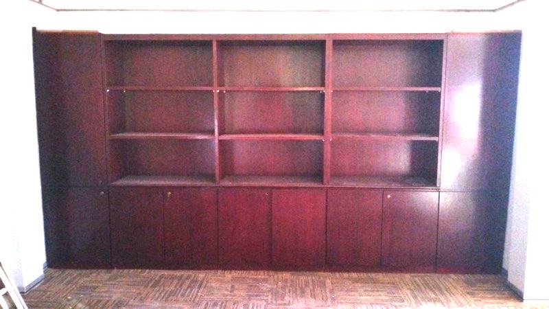 YD04AW Almari Buku Pameran 12.5 x 6 Feet 2 Doors Custom Made Bookcase ...