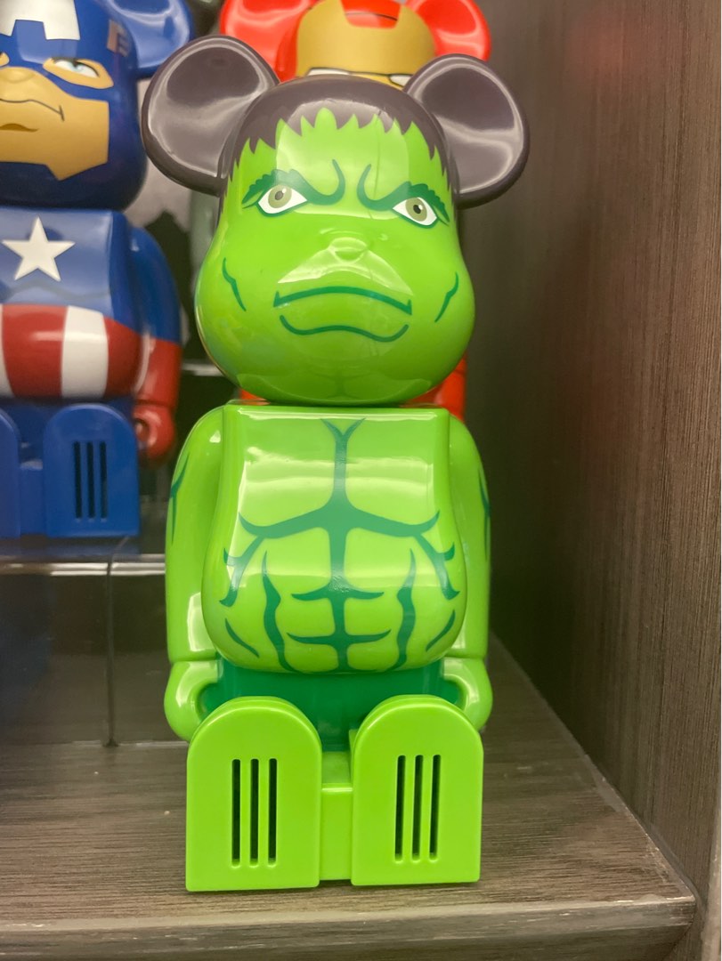 Be@rBrick x Cleverin 絕版 空氣清新器 香精座 Marvel Hulk Bearbrick not 1000% 400% ...
