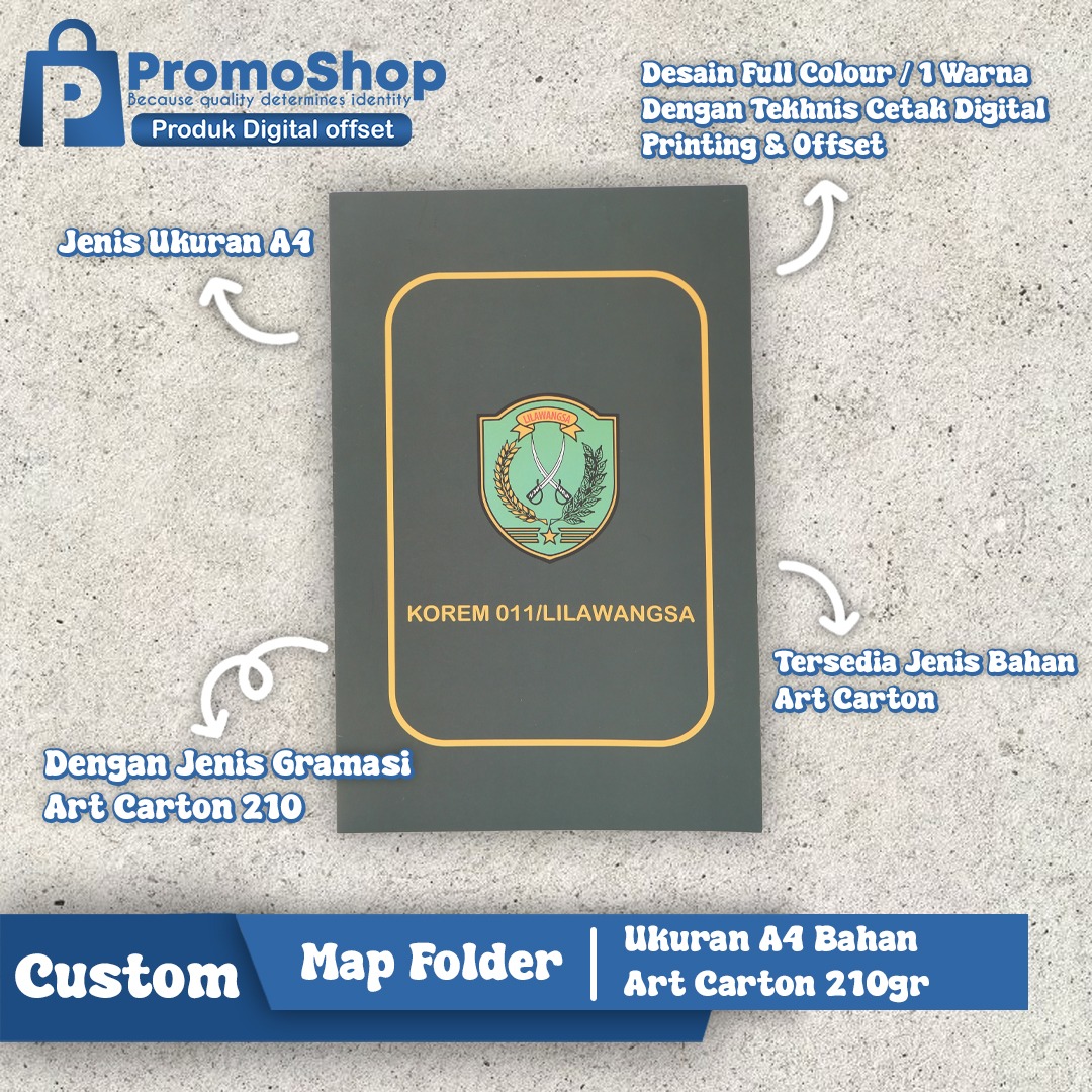 Cetak Map Folder Custom Tempat Dokumen Berkas Kantor Murah, Jasa ...