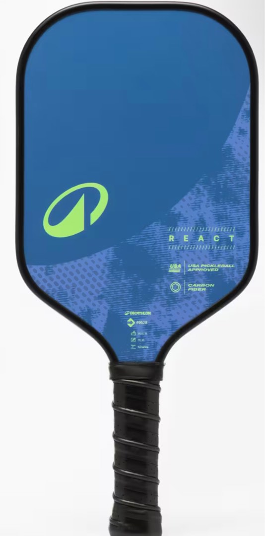 Decathlon React Pickleball Paddle - Carbon Fiber, Sports Equipment ...