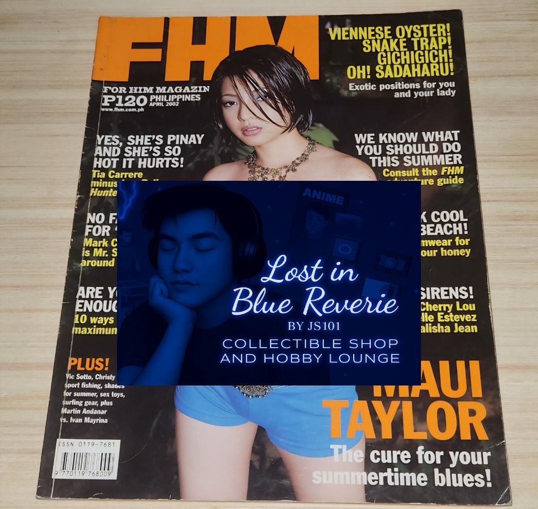 FOR HIM MAGAZINE PH APRIL 2002 Issue - MAUI TAYLOR | Vintage | with ...