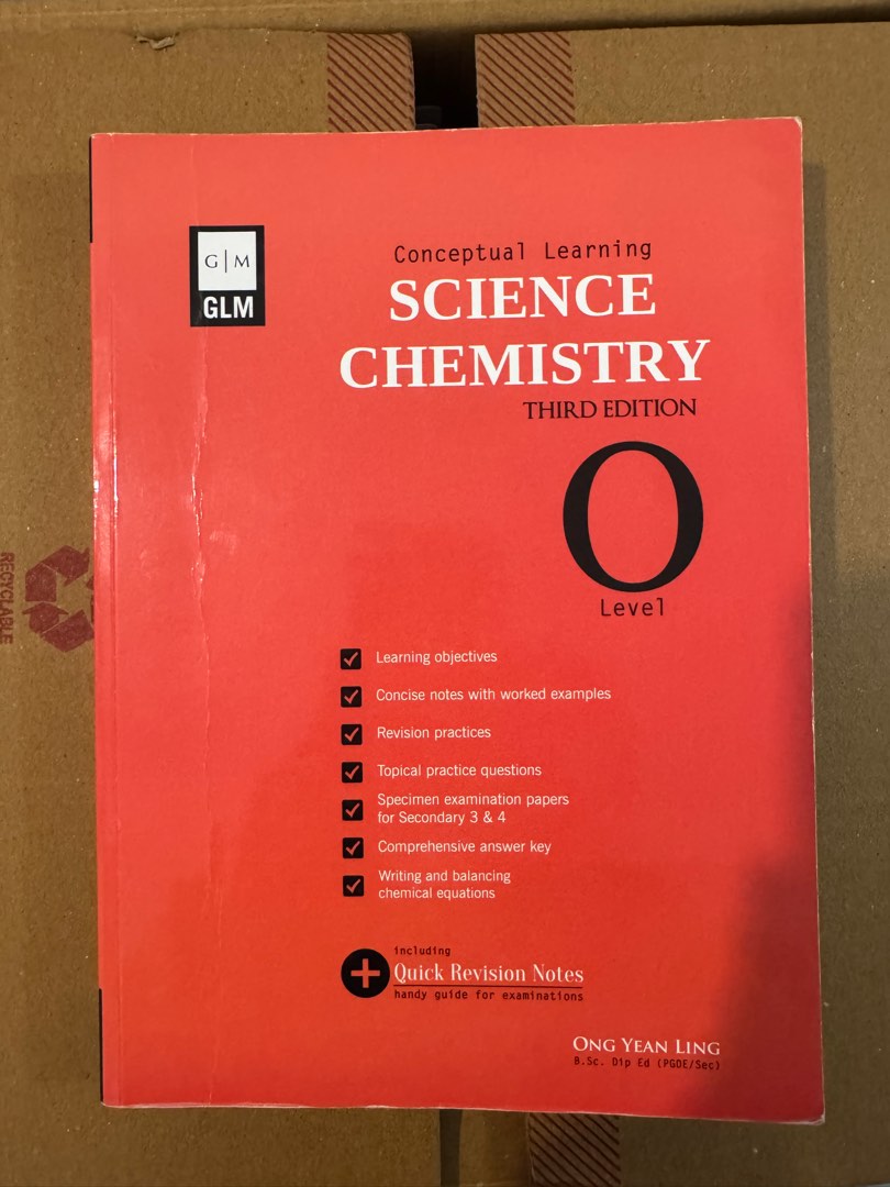 GLM O Lvl Chemistry Assessment Book Third Edition, Hobbies & Toys ...