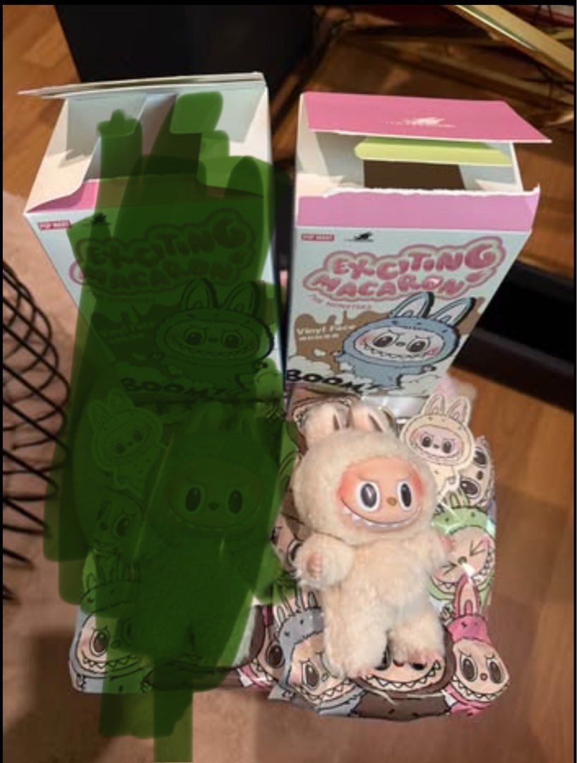 Labubu V1 Cream, Hobbies & Toys, Toys & Games on Carousell