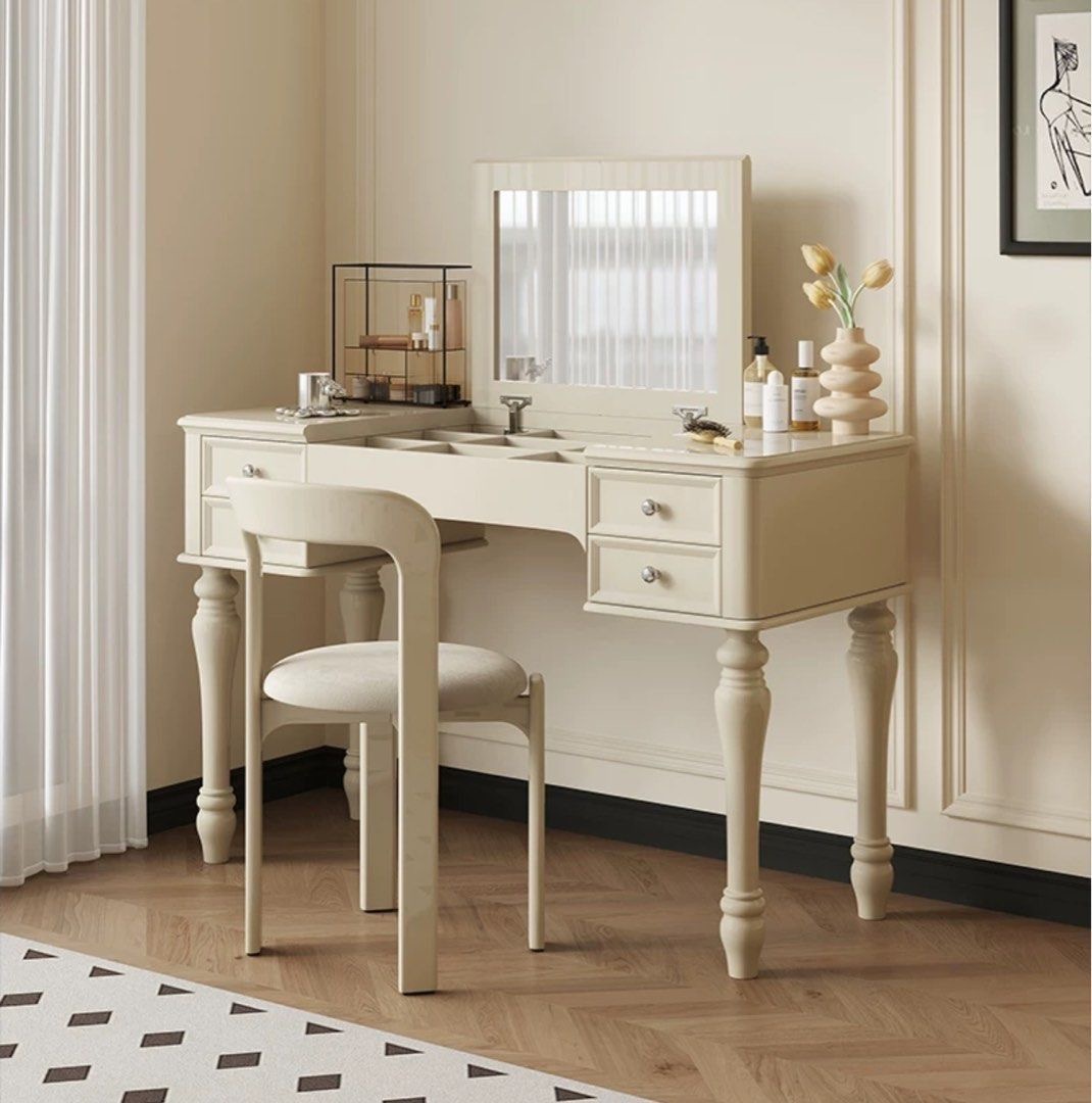 LAREIN Classic Vanity Table Set, Furniture & Home Living, Furniture ...
