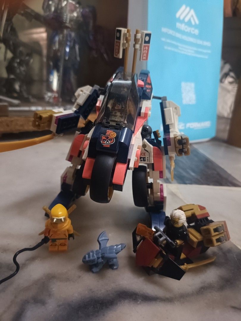 Lego Compatible 71792 Ninjago Dragons Rising Sora's Transforming Mech ...
