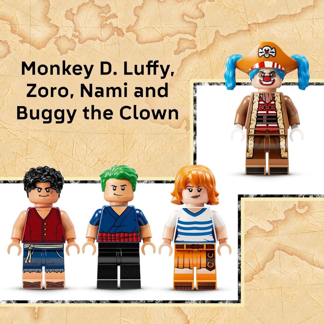 LEGO One Piece 75637 Buggy the Clown's Circus Tent, Hobbies & Toys ...