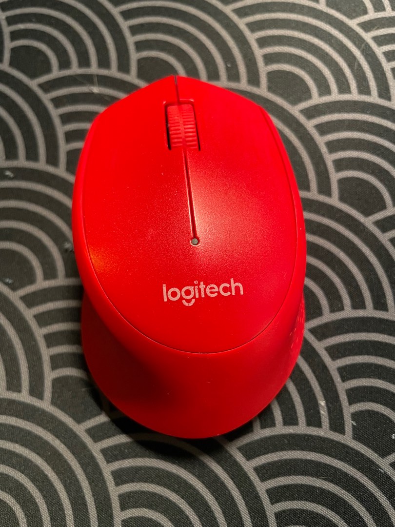 Logitech M331 Silent Mouse (Red), Computers & Tech, Parts & Accessories ...