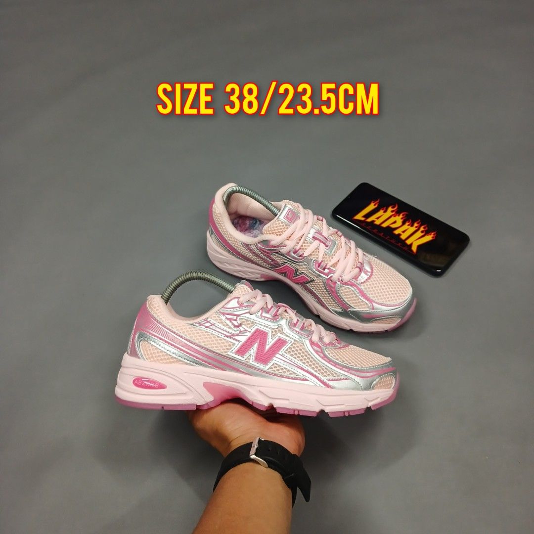 NEW BALANCE 740 ATMOS PINK VACATION, Fesyen Wanita, Sepatu di Carousell
