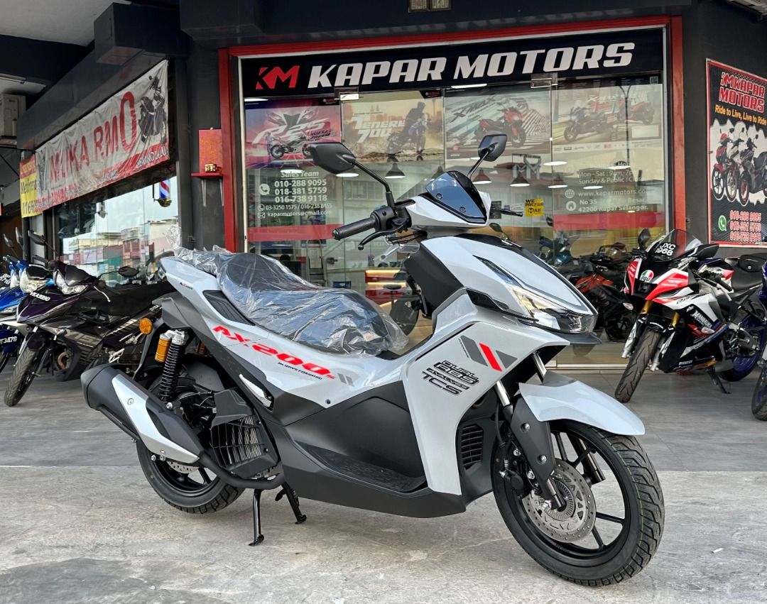 1 QJMotor AX200S Muka0 ( NVX Vario Aerox Nmax ), Motorbikes on Carousell