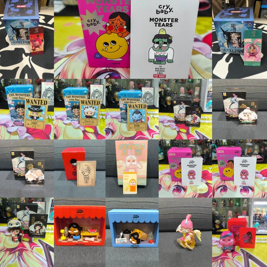 Popmart blind box collection, Hobbies & Toys, Toys & Games on Carousell