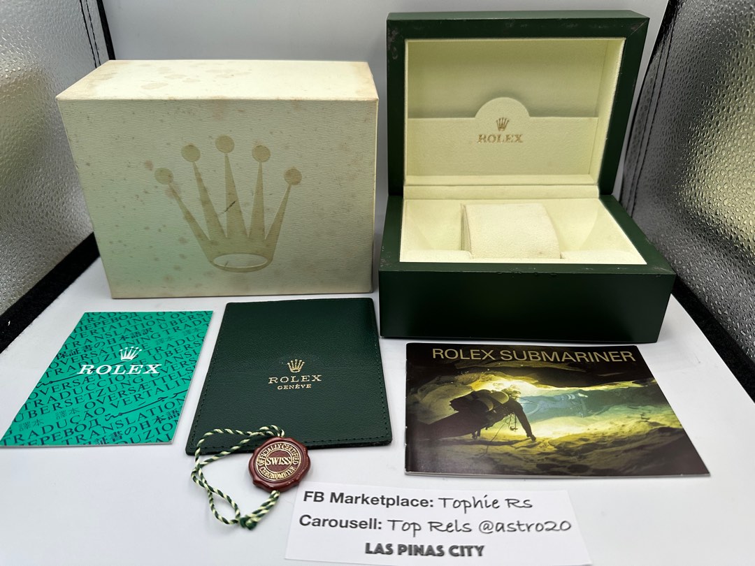 Rolex Submariner Original Box, Luxury, Watches on Carousell