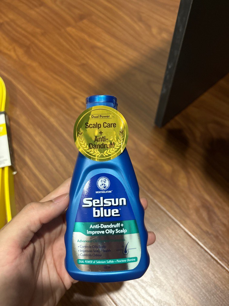 Shampoo Mentholatum Selsun Blue Anti Dandruff (Expire Oct 2027), Beauty ...