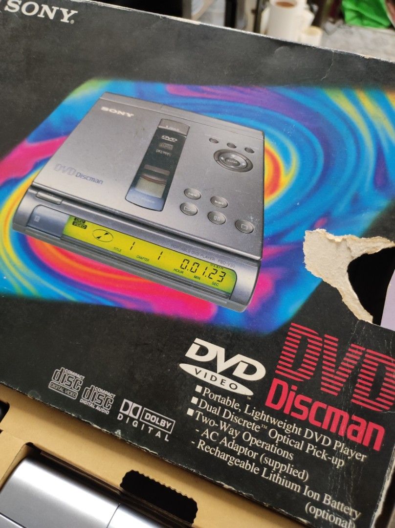 (1st gen) Sony DVD Discman PBD-V30 1998, Audio, Portable Music Players ...