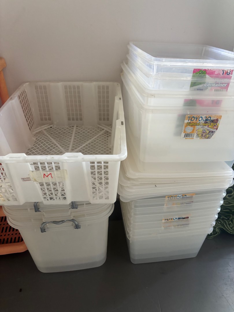 TOYOGO Diamond Square Box Storage Containers, Furniture & Home Living ...