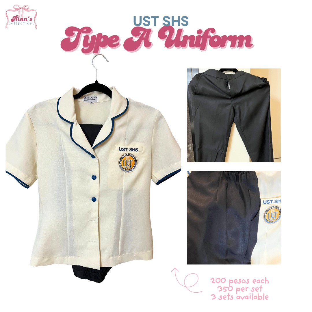 UST SHS Type A Uniform - Medium, Women's Fashion, Dresses & Sets, Sets ...