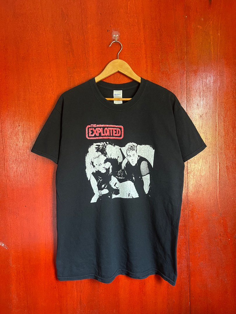 Vintage Bootleg The Exploited Punk Band, Men's Fashion, Tops & Sets ...