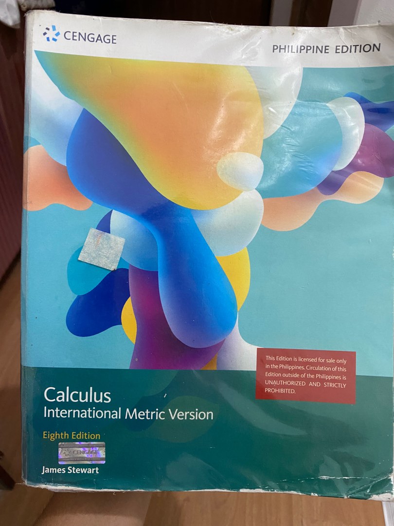 Calculus Book Eighth Edition by James Stewart, Hobbies & Toys, Books & Magazines, Textbooks on ...