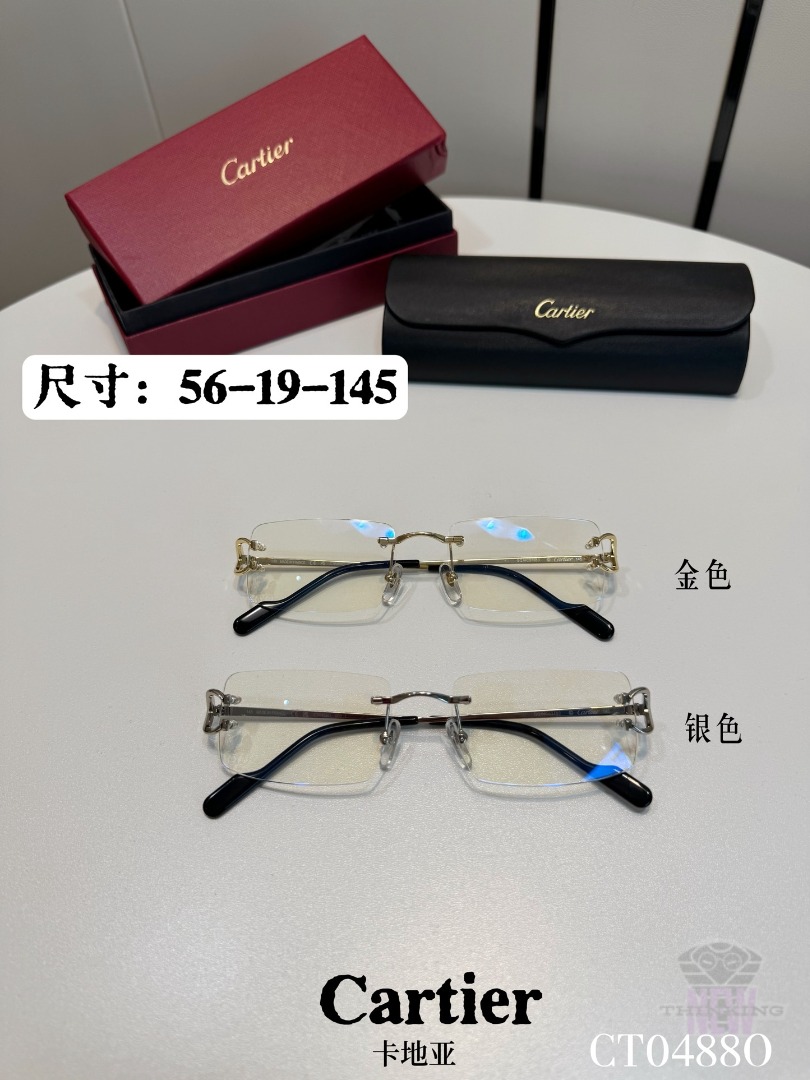 Cartier CTO4880 cartier size:56-19-145 optical glasses, Men's Fashion ...