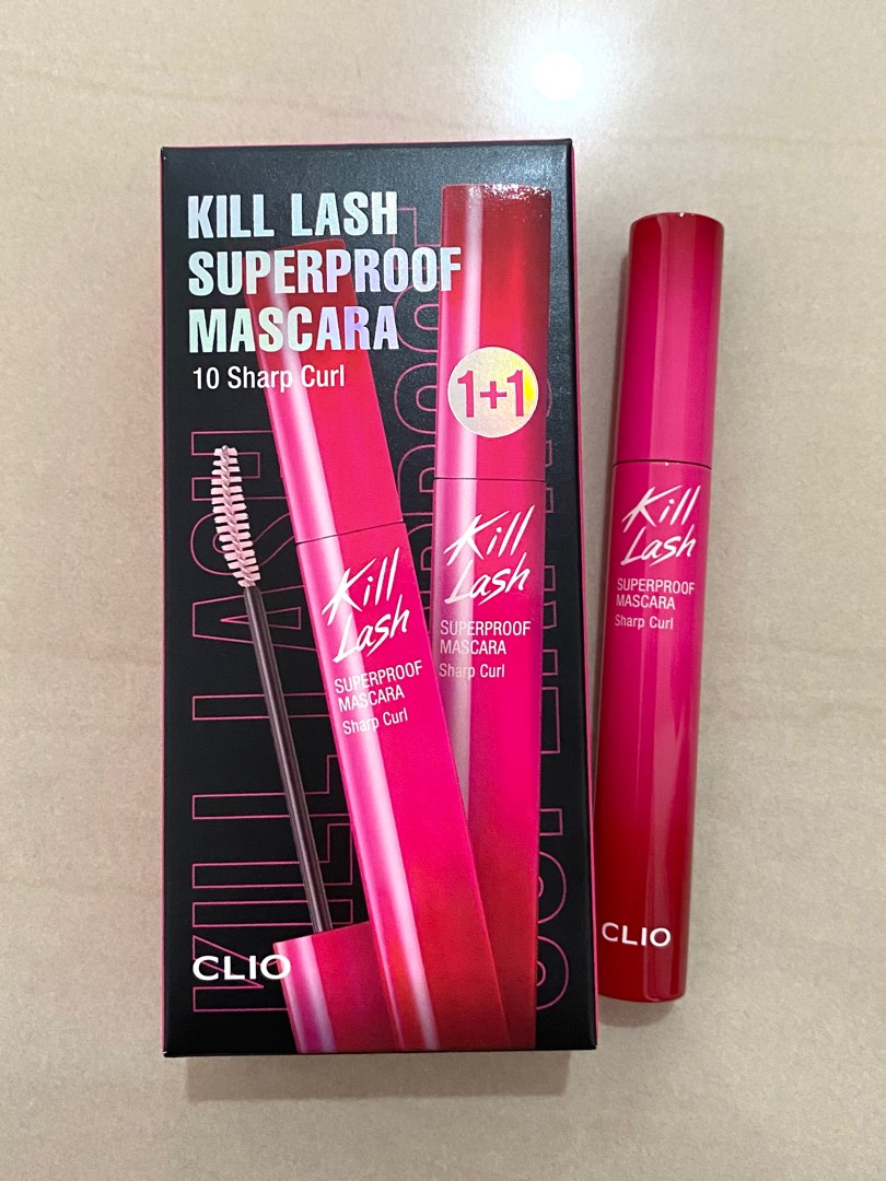 Clio Kill Lash Superproof Mascara 10 Sharp Curl, Beauty & Personal Care ...