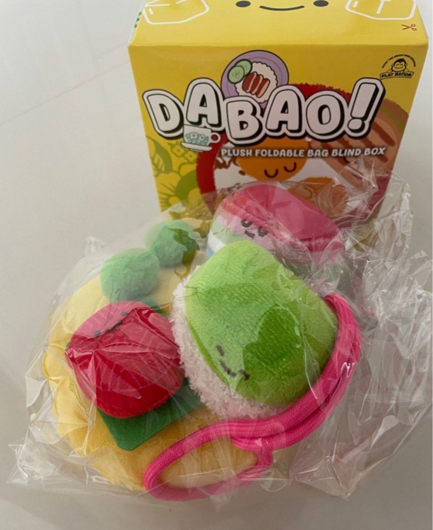 Dapao Plush Foldable Bag - Kueh, Hobbies & Toys, Memorabilia ...