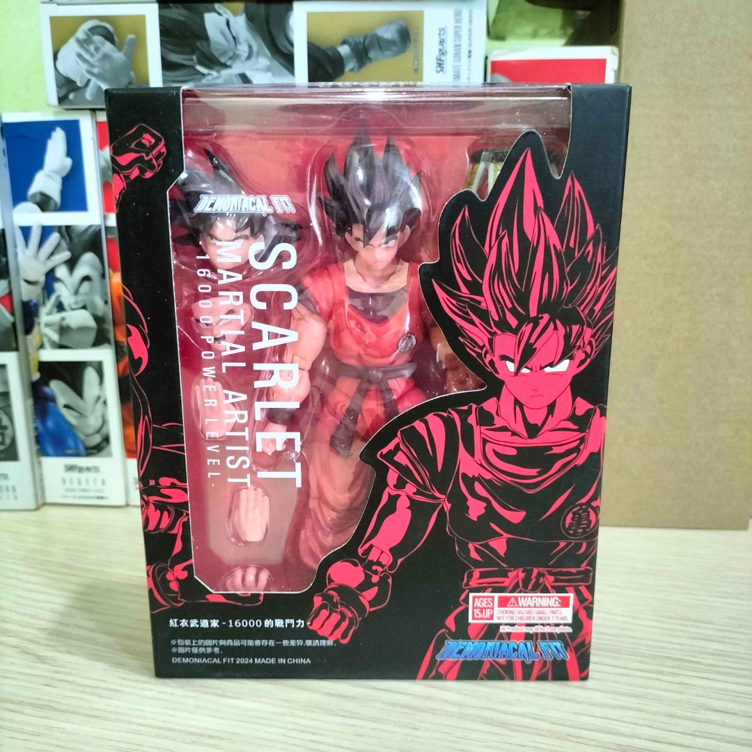 demoniacal fit scarlet martial artist shf df goku, Hobbies & Toys, Toys ...