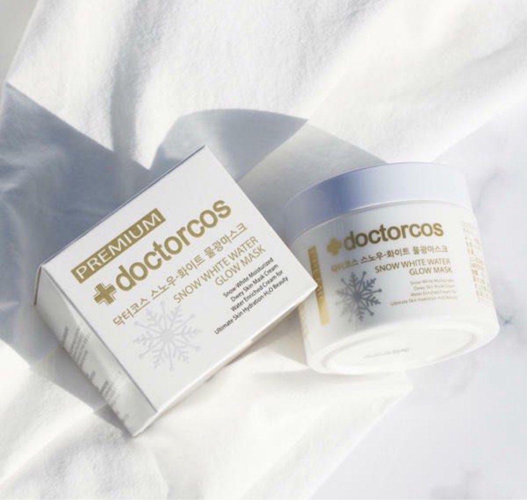Doctorcos Snow White Water Glow Mask, Beauty & Personal Care, Face ...