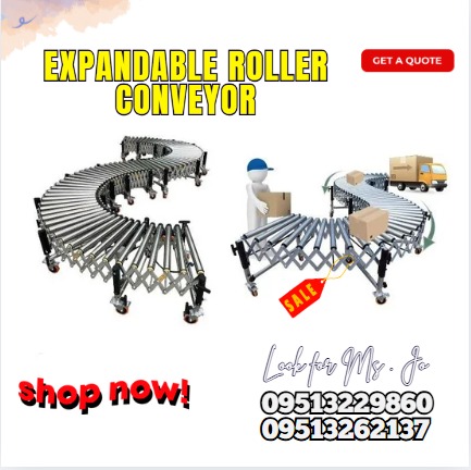 Expandable Roller Conveyor Easy Move Flexible Skate Wheel Gravity ...