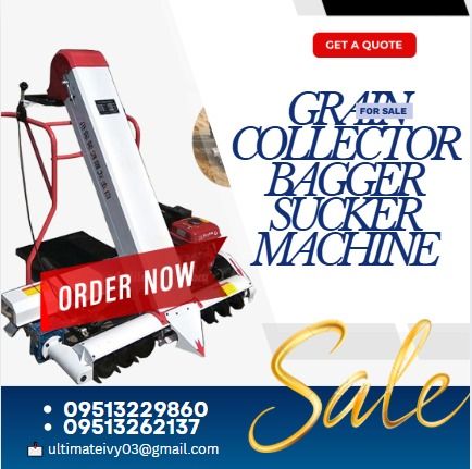 Grain Collector Bagger Sucker Machine Rice Paddy Collecting Machine ...
