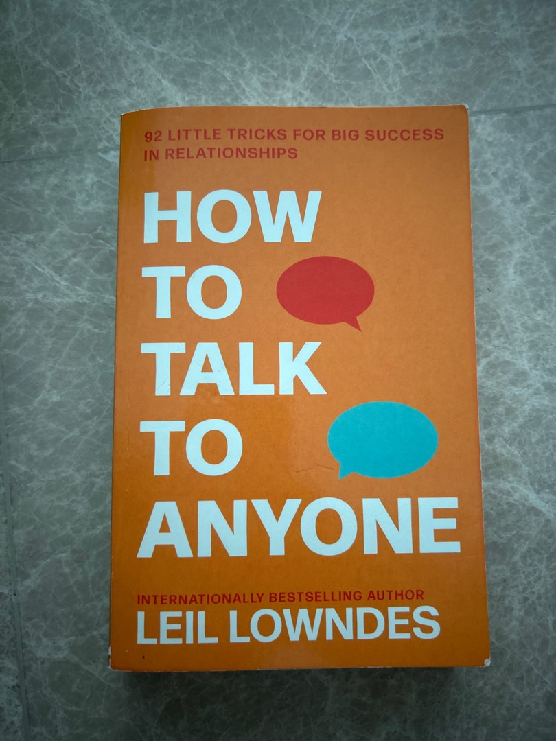 How to Talk to Anyone by Leil Lowndes, Hobbies & Toys, Books ...