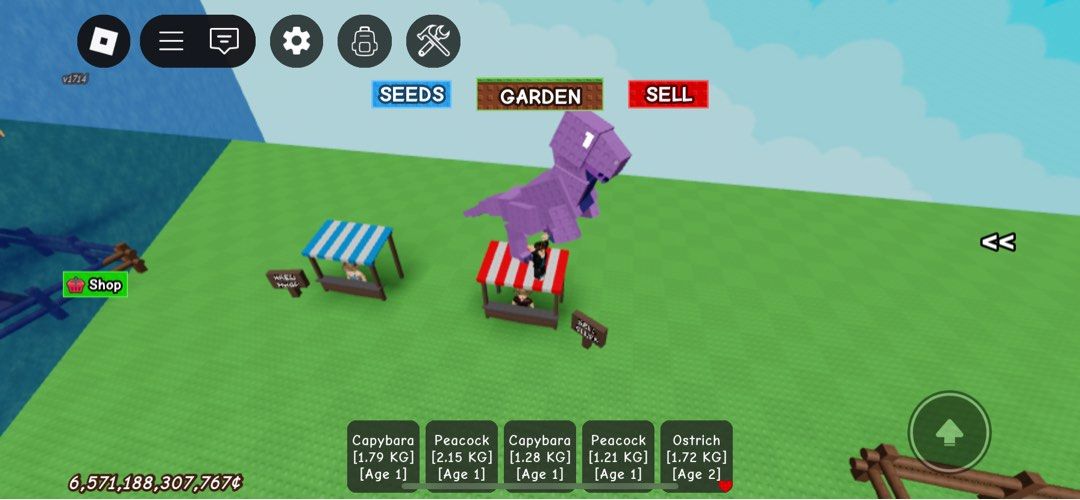 INVERTED T REX GRO A GARDEN, Video Gaming, Gaming Accessories, In-Game Products on Carousell