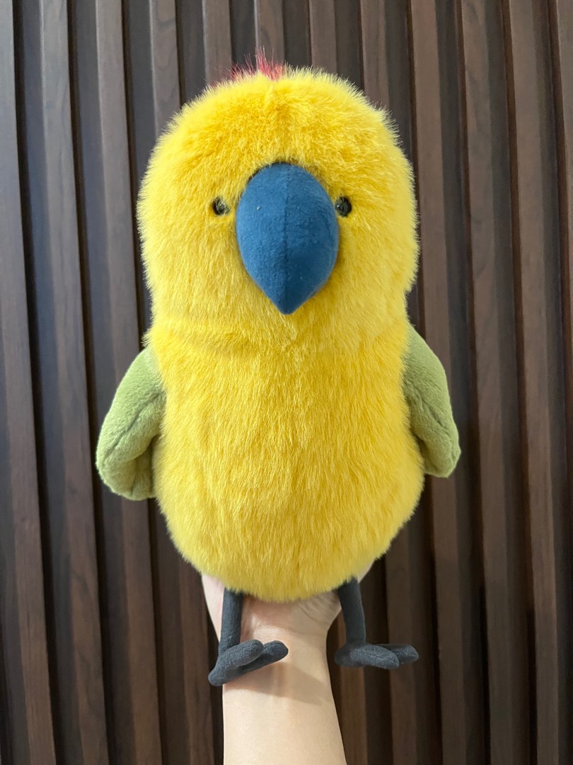 Jellycat Budgeby Parrot, Hobbies & Toys, Toys & Games on Carousell