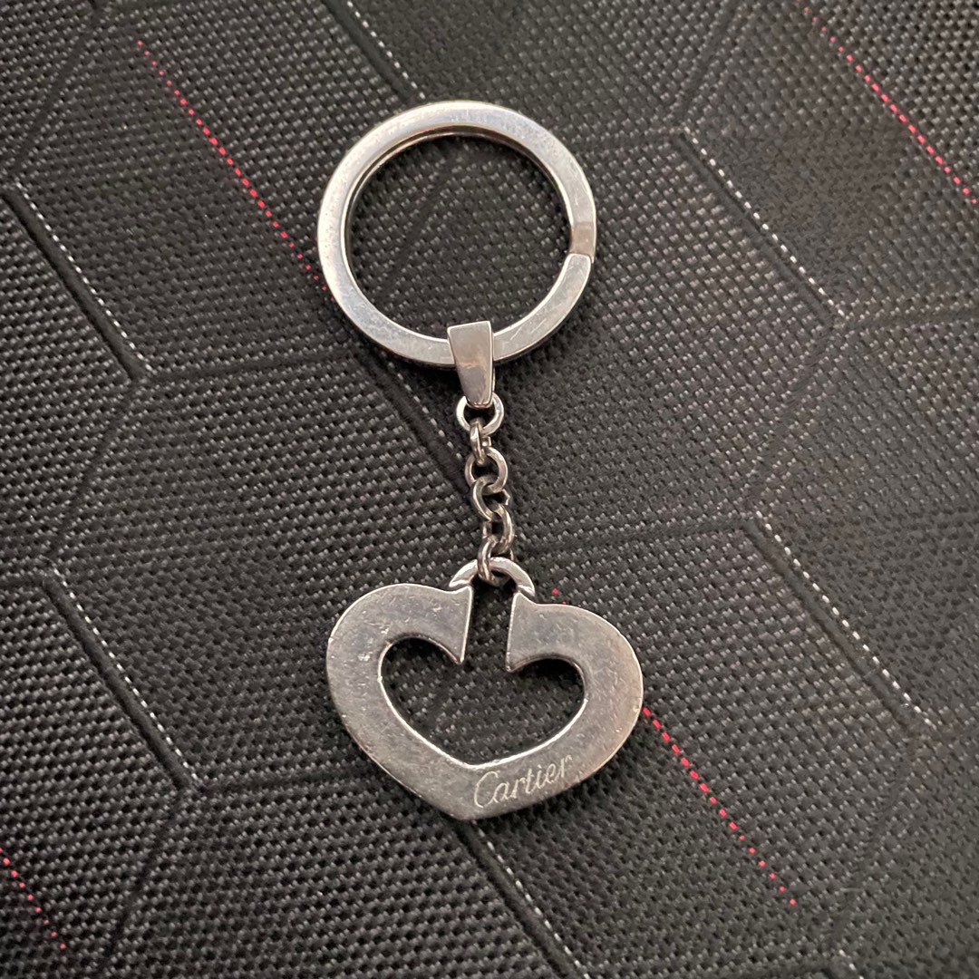 Keychains Cartier Heart Shape, Women's Fashion, Watches & Accessories ...