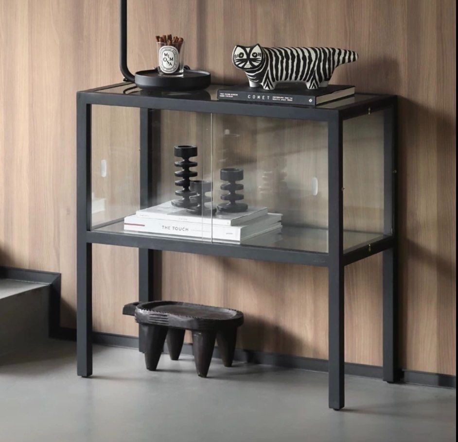 LARAYN Modern Glass Display Cabinet, Furniture & Home Living, Furniture ...