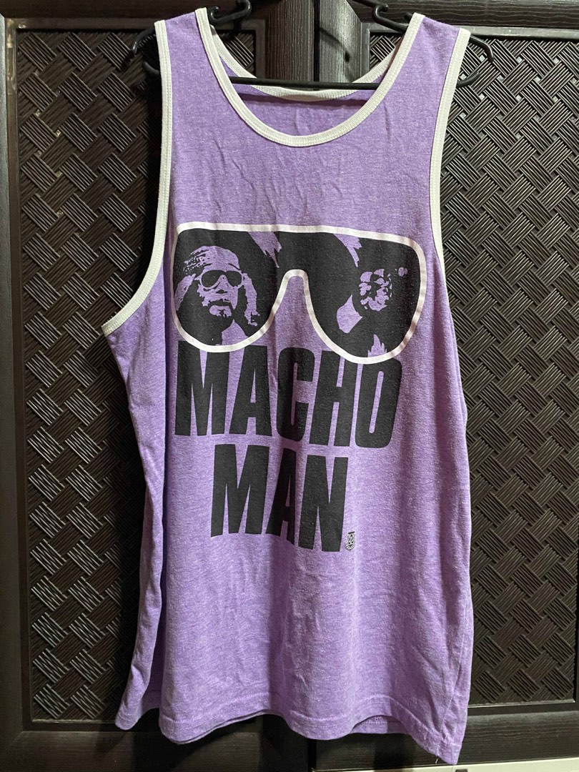 WWE Macho Man Randy Savage Tank Top, Men's Fashion, Activewear on Carousell