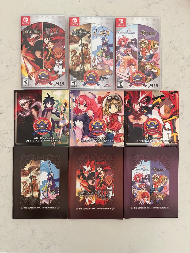 Nintendo Switch game Swords of Rewind / Rhapsody / La Pucelle Ragnarok ...